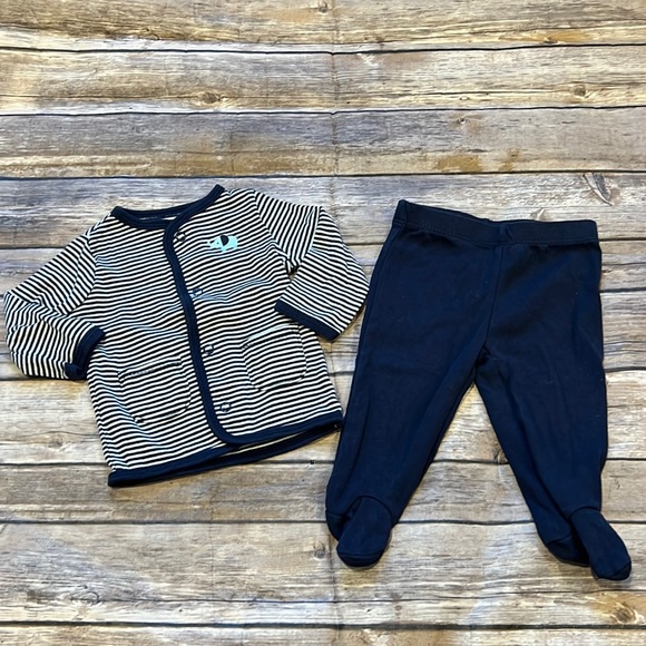 Carter's | Matching Sets | Carters Baby Boy 3m Navy Stripped Elephant ...